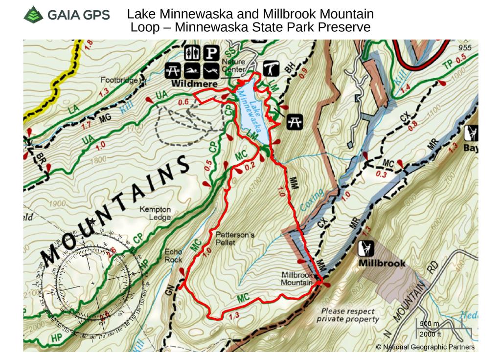 Lake Minnewaska and Millbrook Mountain Loop – Minnewaska State Park ...