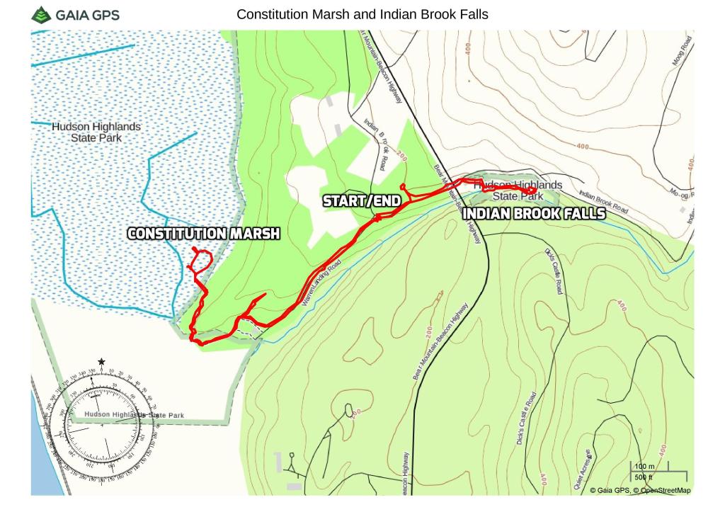 Constitution Marsh and Indian Brook Falls