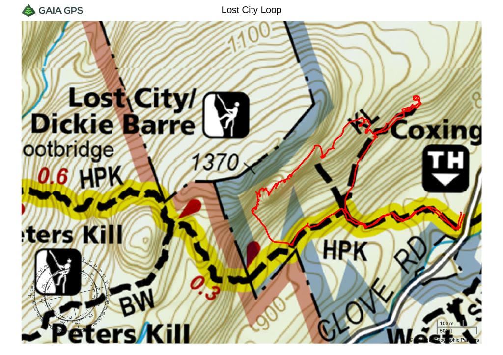 Lost City Loop – Mohonk Preserve