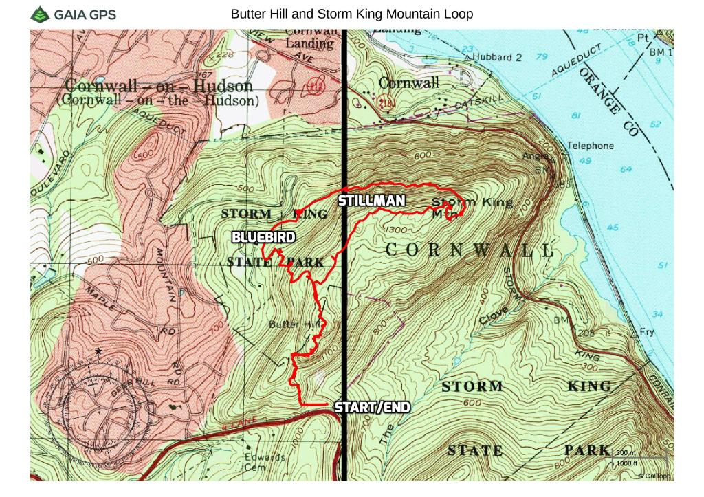 Butter Hill and Storm King Mountain Loop