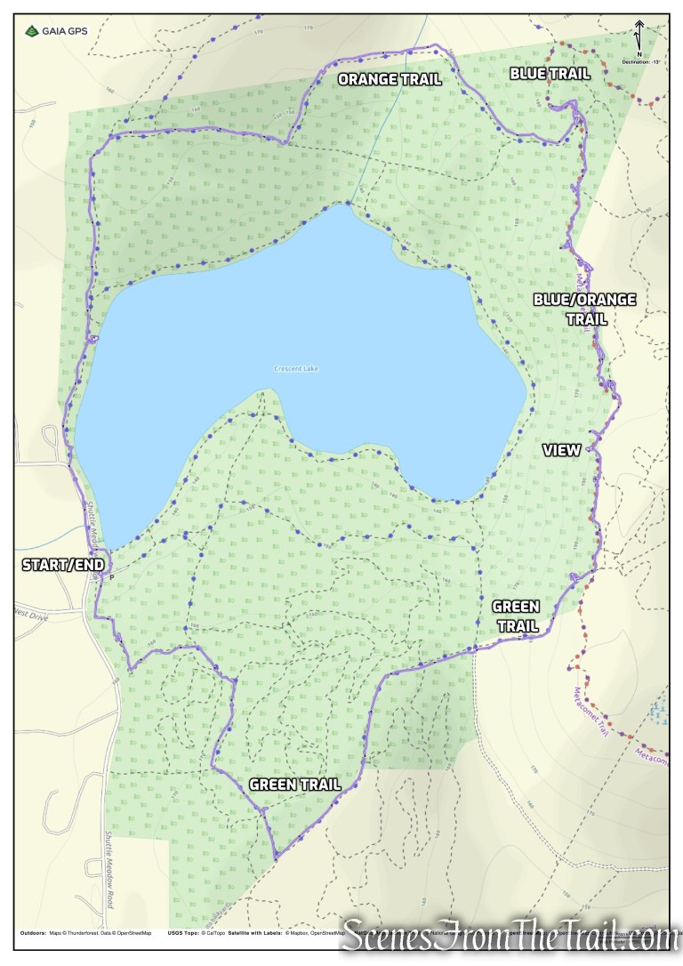 Crescent Lake Recreation Area Loop