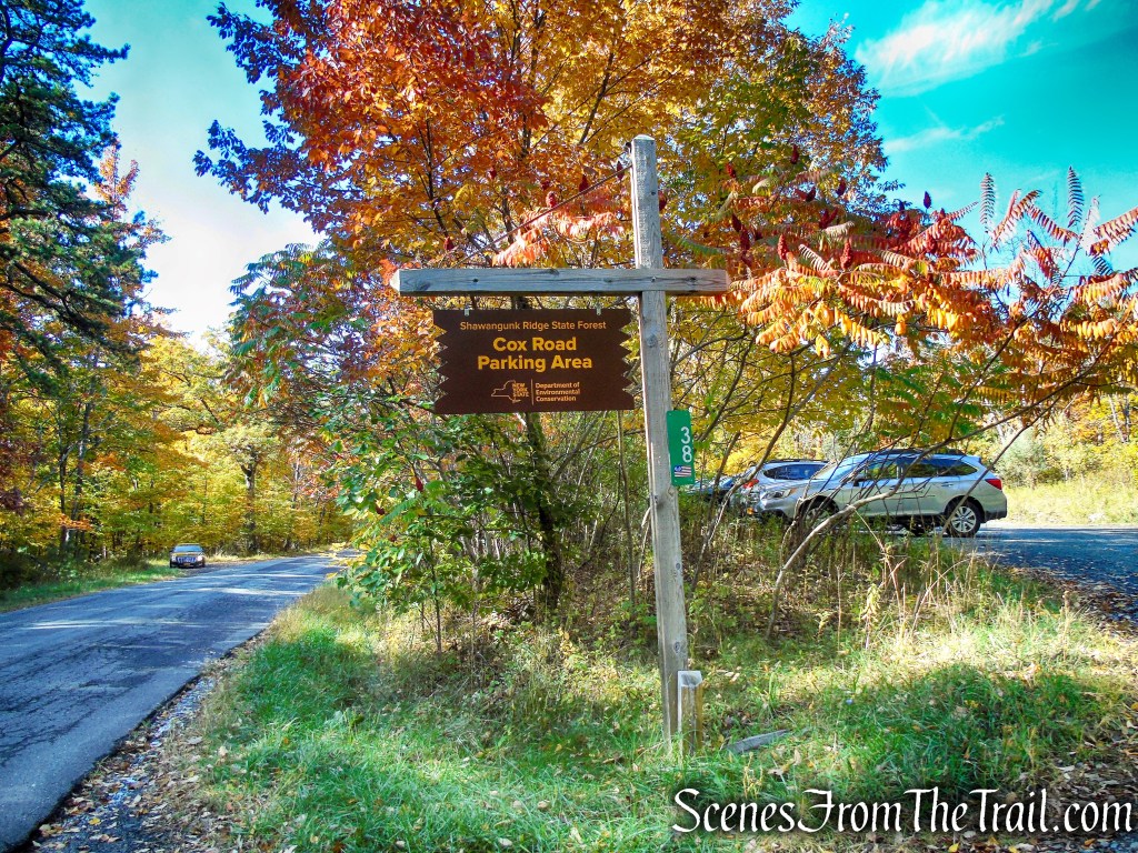 Shawangunk Ridge State Forest Loop from Cox Road Trailhead