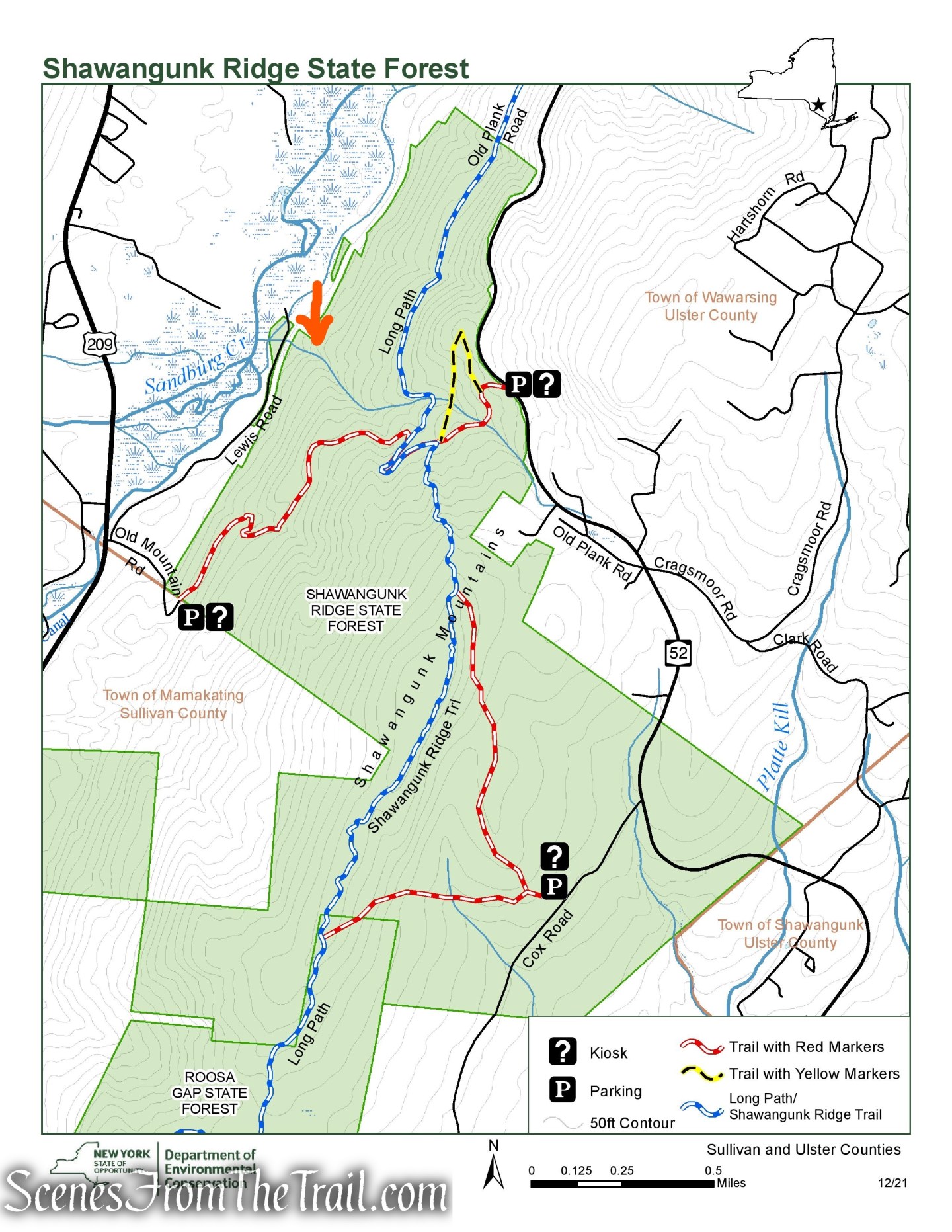 Horseshoe Mine Falls – Shawangunk Ridge State Forest