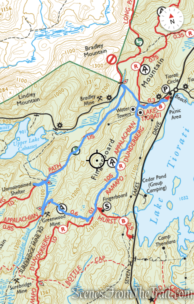 AT-Long Path Loop from Tiorati Picnic Area – Harriman State Park