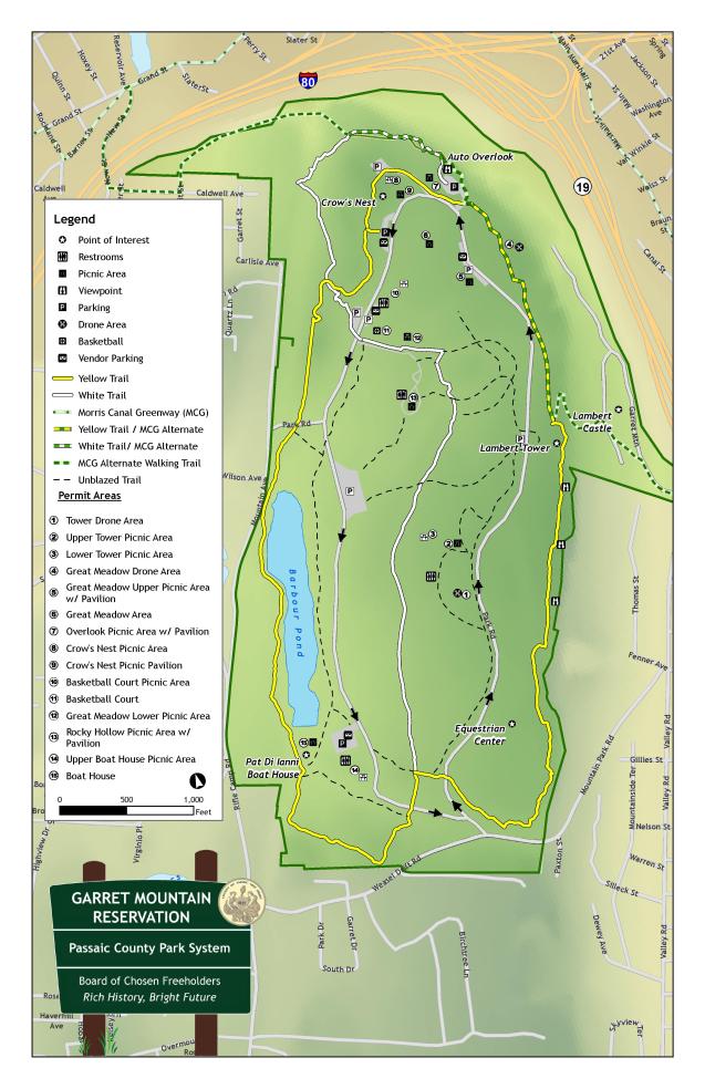 Yellow Trail Loop – Garret Mountain Reservation