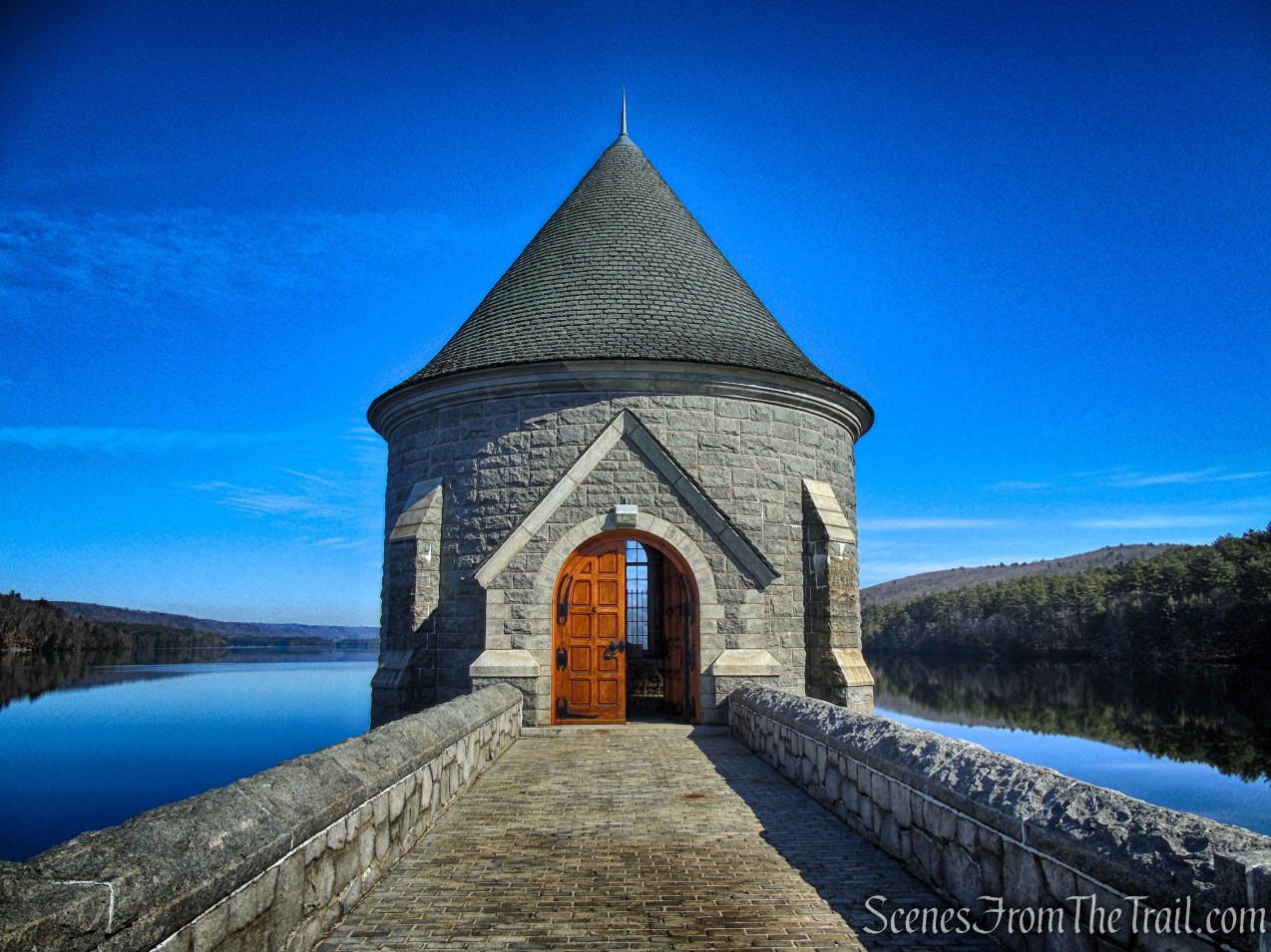 Saville Dam and Barkhamsted Reservoir