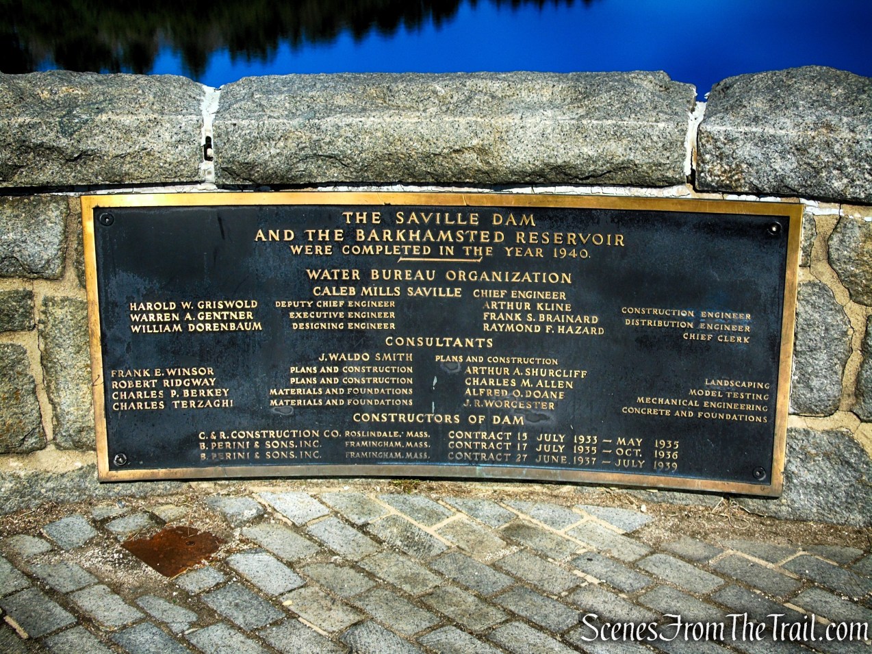Saville Dam and Barkhamsted Reservoir
