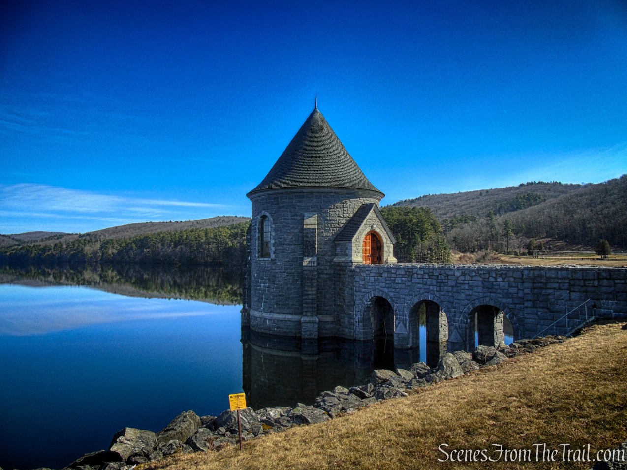 Saville Dam and Barkhamsted Reservoir