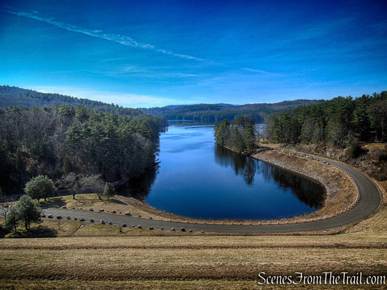 Saville Dam and Barkhamsted Reservoir